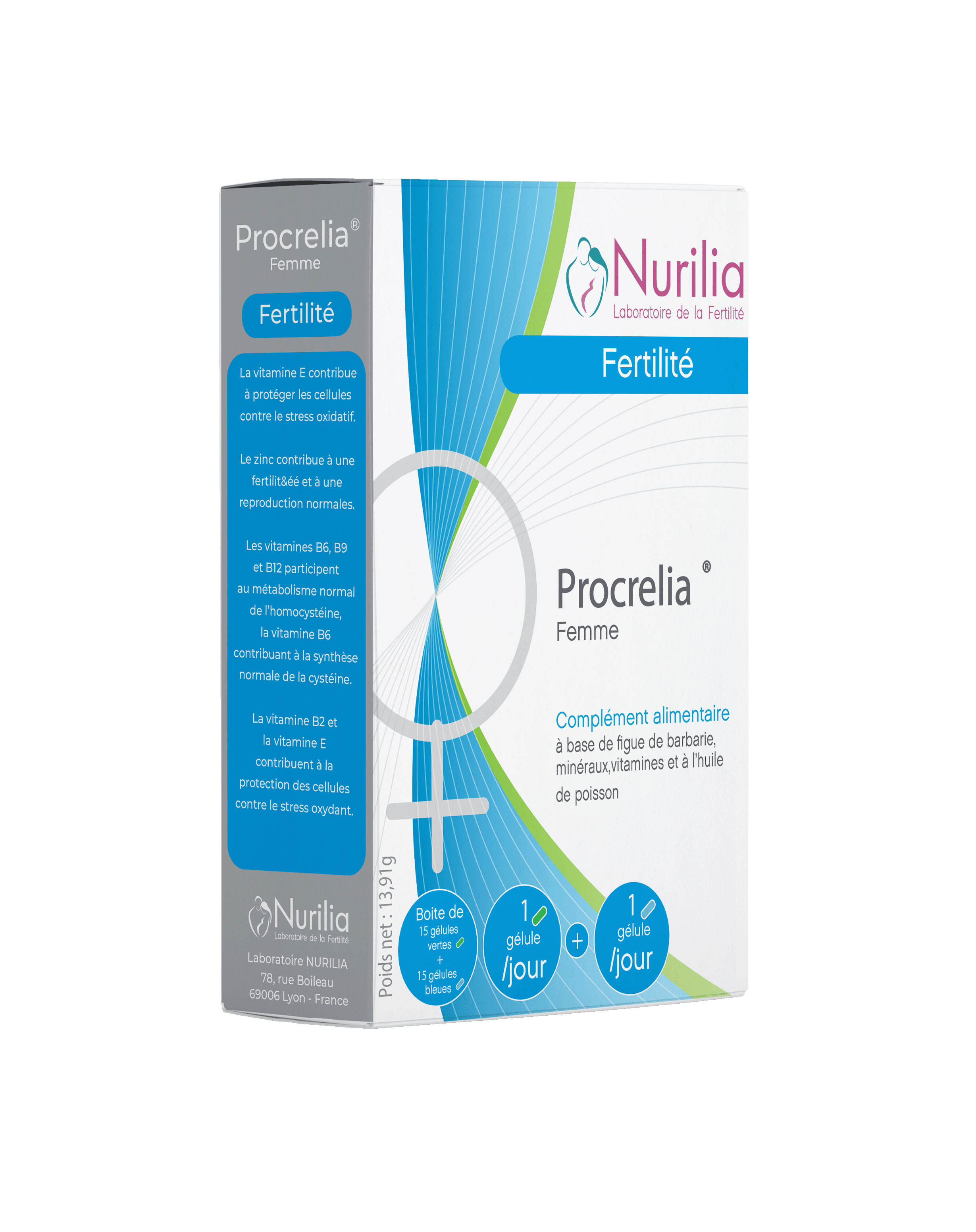 Procrelia® Femme (deux par mois) - Nurilia